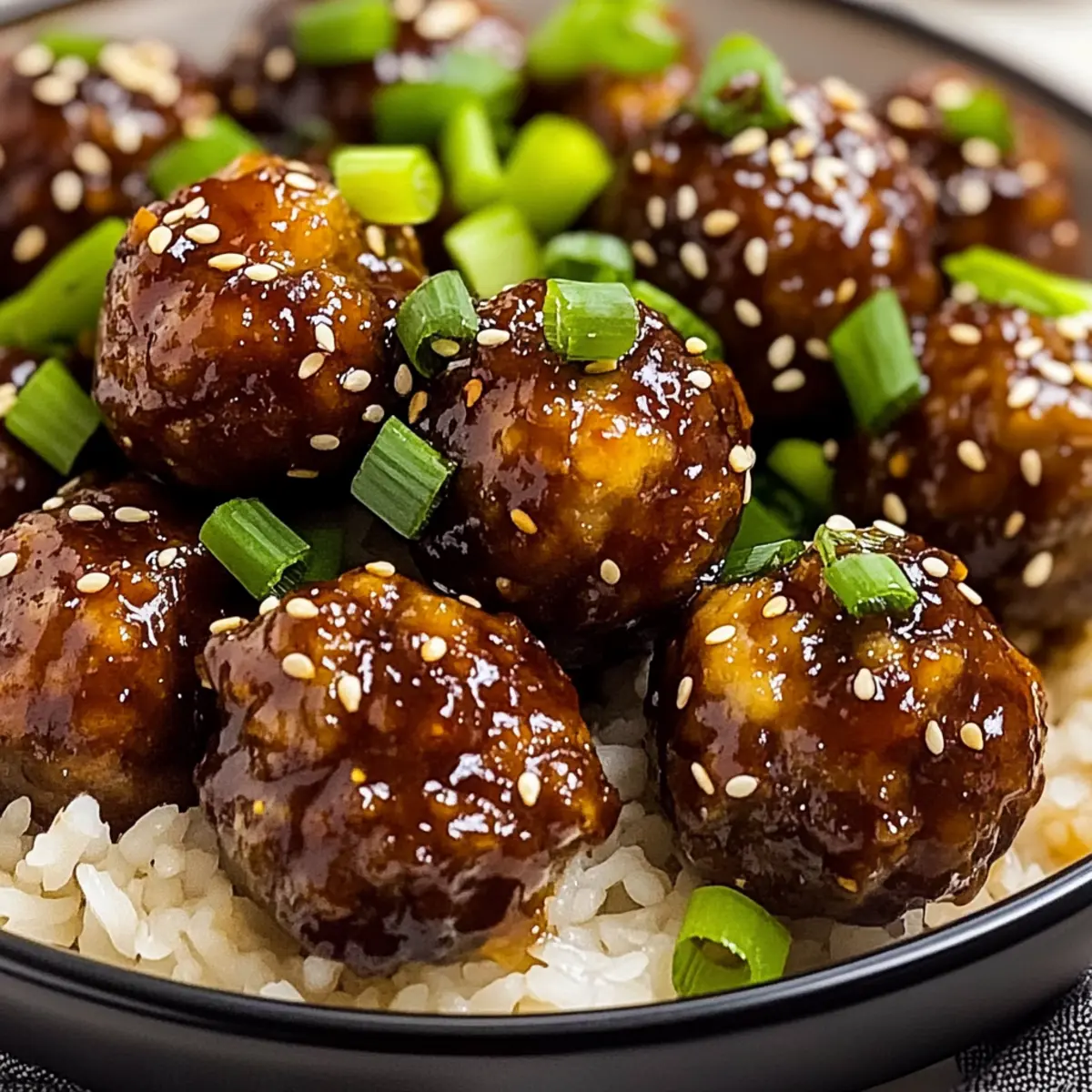 Irresistible Korean Bulgogi Meatballs: Juicy Flavor Bombs